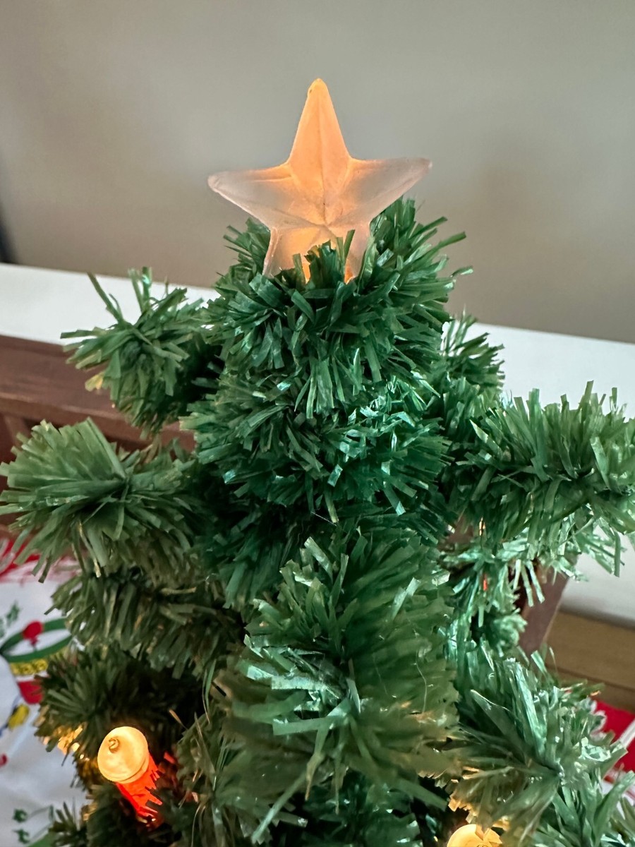 Vtg 1940s Glolite Lighted Table Top Christmas Tree Base Vtg 1940s Glolite Lighted Table Top Christmas Tree Base