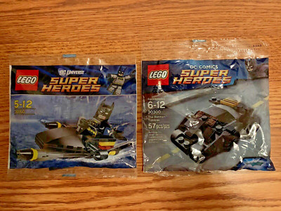 LEGO DC Comics Super Heroes: Batman Jetski 30160 + Batman Tumbler 30300 ...