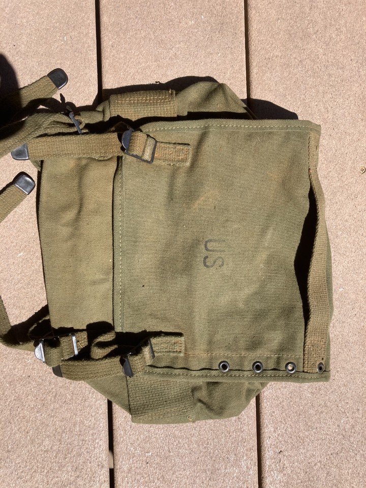 VIETNAM WAR US Army Field Gear Equipment COMBAT M56 M1956 BUTTPACK ...