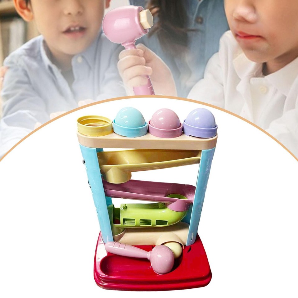 Marble Run Toy Ball Drop and Rolling Swirling Toy for Baby Children ...