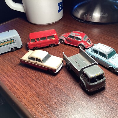 6 Vintage Lot Of Lesney Matchbox Cars Repainted & Worn Paint As-is | eBay