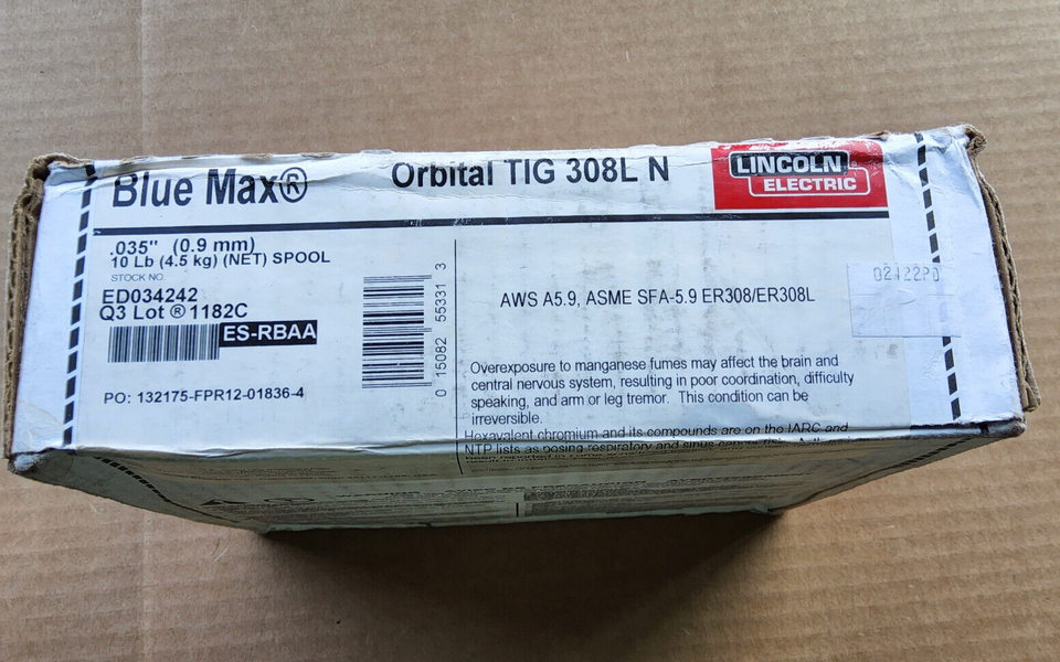 Stainless Steel ER308L ER308 308L TIG Welding Wire .035" Roll Spool 10 ...