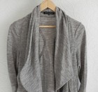 Sweet Rain Sweater Jacket Off Center Full Zip Pockets Hi-Low Size M ...