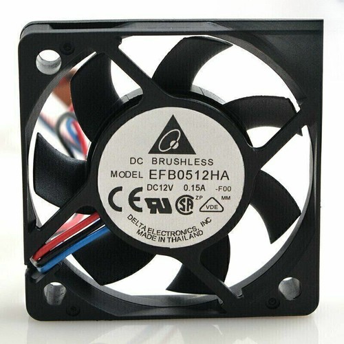 EFB0512HA Delta 50X50X10MM DC 12V 0.15A 3pin Case Cooling Fan | eBay