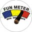 Fun Meter Button for party or any occasion. you can adjust Pointer | eBay
