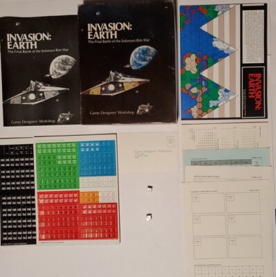 Invasion: Earth The Final Battle of Solomani Rim War 1981 Board Game ...