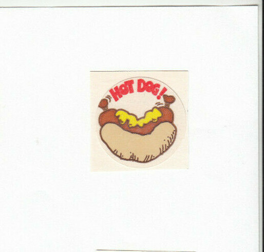 Vtg Scratch & Sniff Stinky Matte Trend Stickers Ham Candy French Fry ...