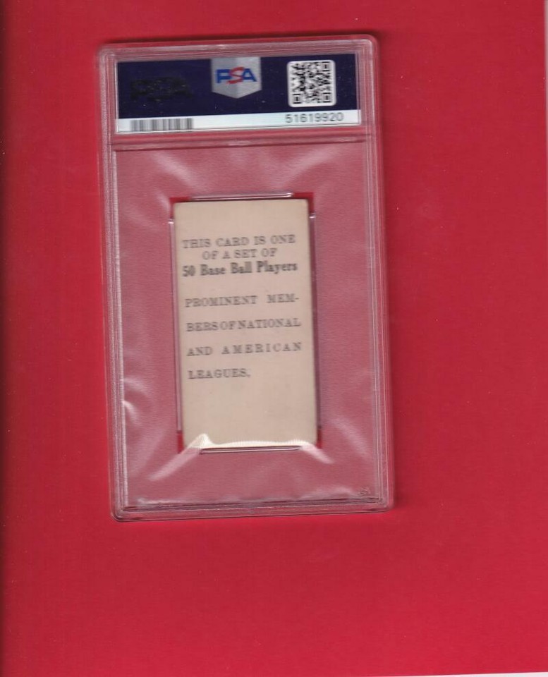 1909 E101 'Set of 50' George Gibson PSA 3.5 VG+ Pittsburgh Pirates ...