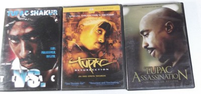 3 DVD movie Tupac Resurrection,2pac Assassination,VS. hiphop | eBay