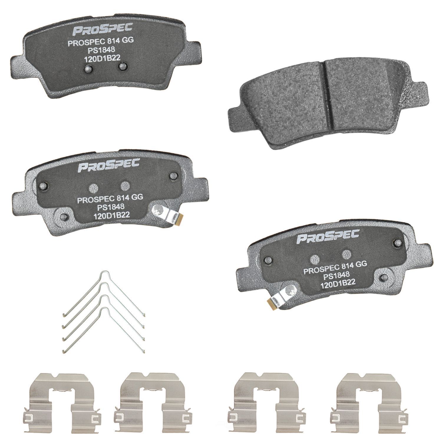 Disc Brake Pad Set-Ceramic PROSPEC PS1848 for sale online | eBay