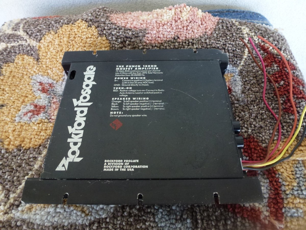 Rockford Fosgate Punch 150 Amplifier