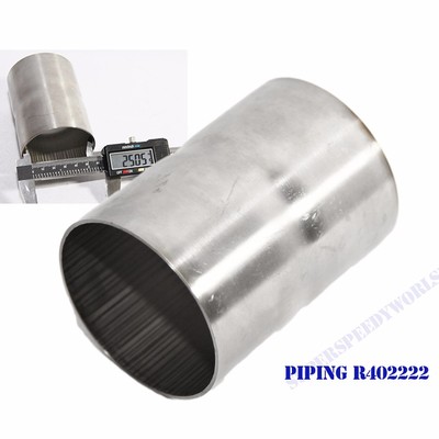 DIY 2 1/2" ID to 2 1/2" ID SS Tailpipe Exhaust Pipe Connector Coupling ...