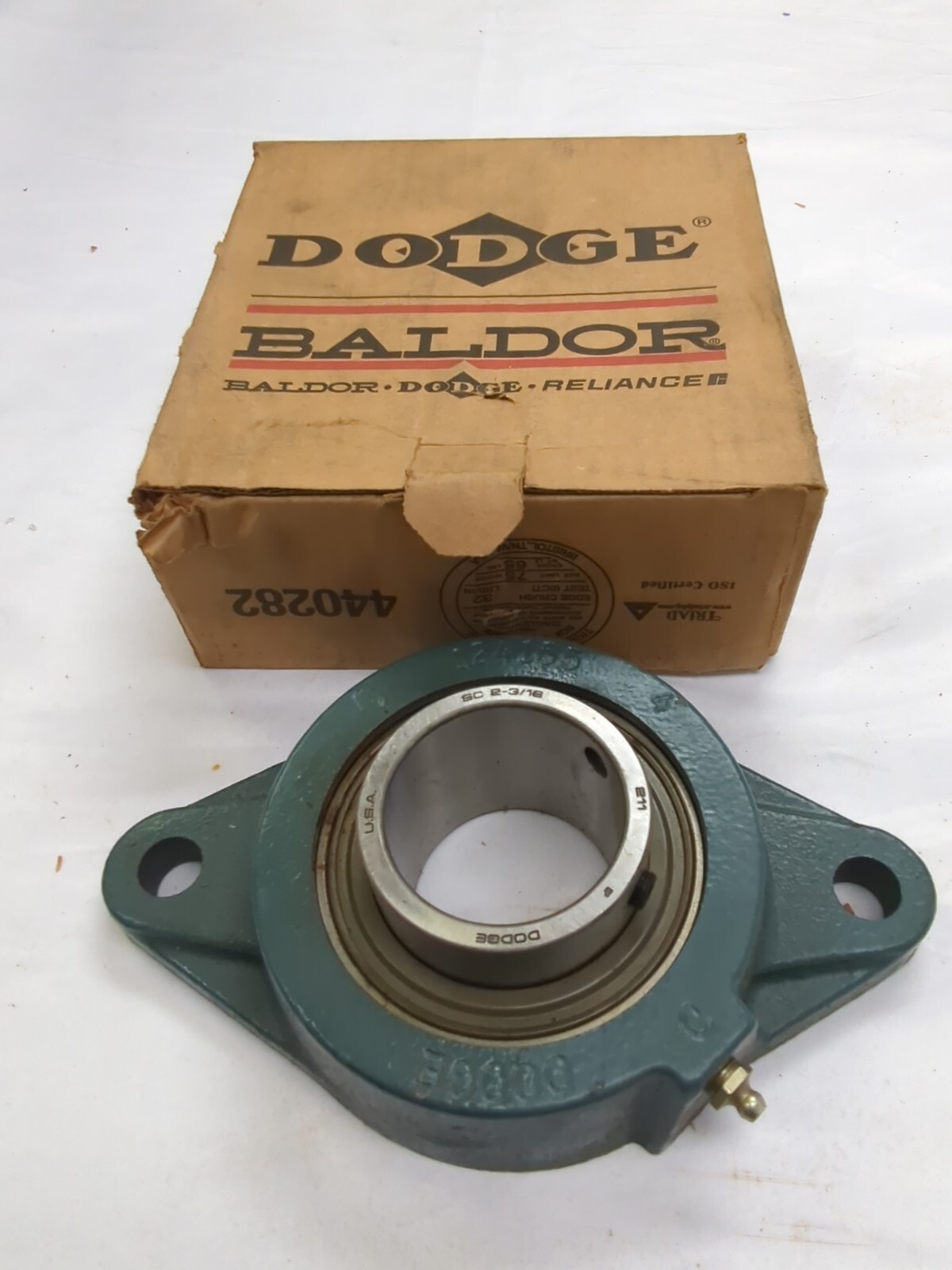 1 Dodge 124155 2-bolt Flange Bearing SCM 50 Mm for sale online | eBay