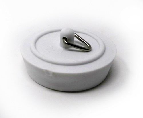 Replacement High Quality Sink Plug Shower Bath Basin Rubber White 45mm ...