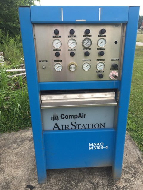 Mako Fill Containment Station Breathing Air Fire SCBA Sscfs3-4hp ...