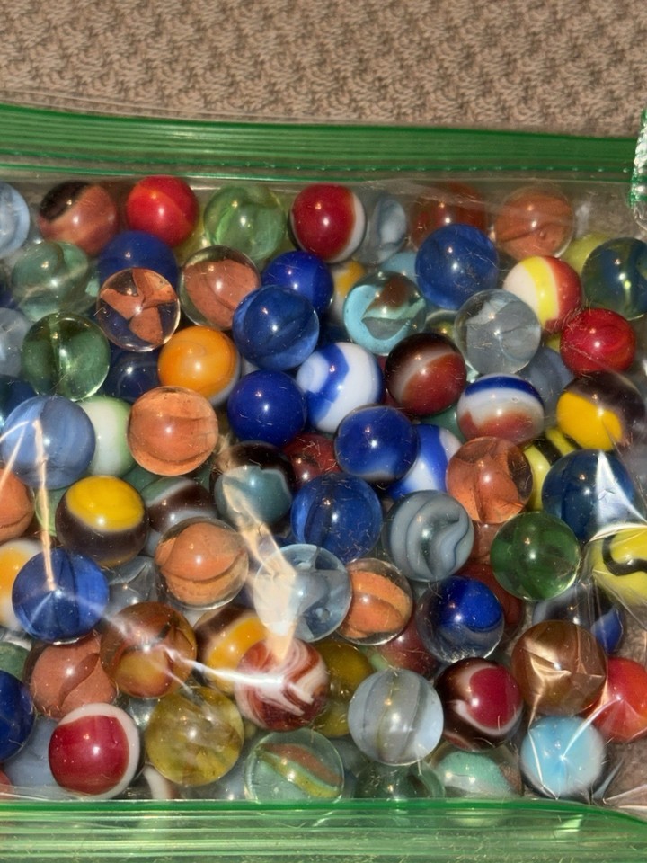 Vintage Estate Lot Marbles 7 Pound Lot Misc Colors And Designs | eBay