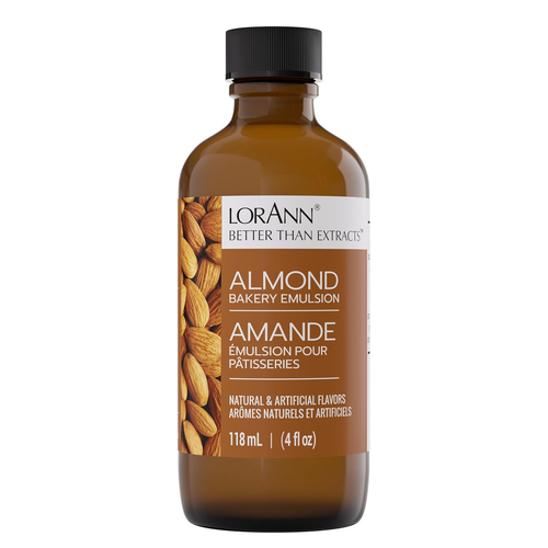 Lorann Almond Bakery Emulsion, 4 Oz - Intense Almond Flavor Extract for ...