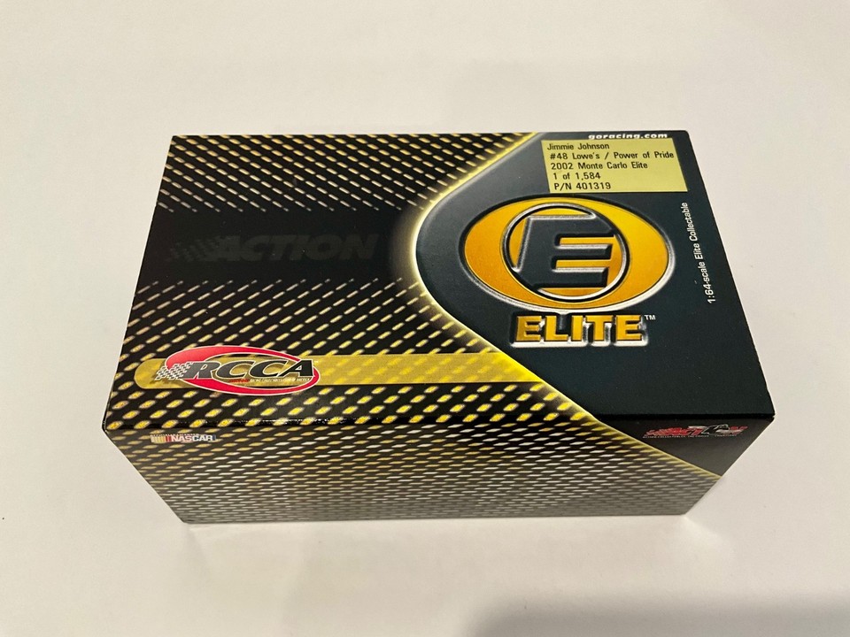 Jimmie Johnson's #48 Lowe's "Power of Pride" NASCAR Race Car Box and ...