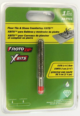 Rotozip Floor Tile and Countertop Bit, 1/4 arbor cut depth 1 1/4" | eBay