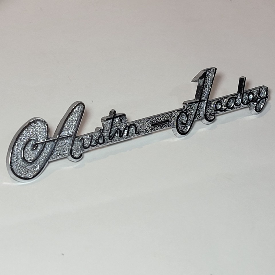 New Rear Motif Badge Emblem Austin Healey Chrome | eBay