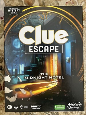 Clue Escape The Midnight Hotel Board Game One-Time Solve Escape Room | eBay