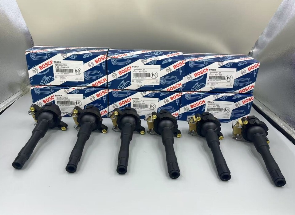 New 6PCS Ignition Coils Bosch 0221504029 For BMW E36 E46 E39 E38 E53 ...