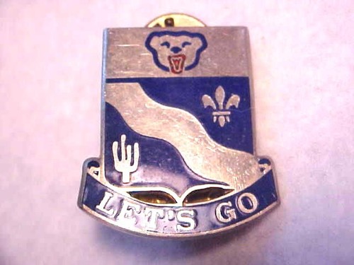 MILITARY 153rd Infantry Unit Crest Dark Blue Silver Pin Medal Badge ...
