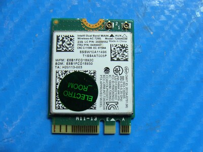 Lenovo ThinkPad 14" X1 Carbon 2nd Gen Genuine Wireless WiFi Card ...