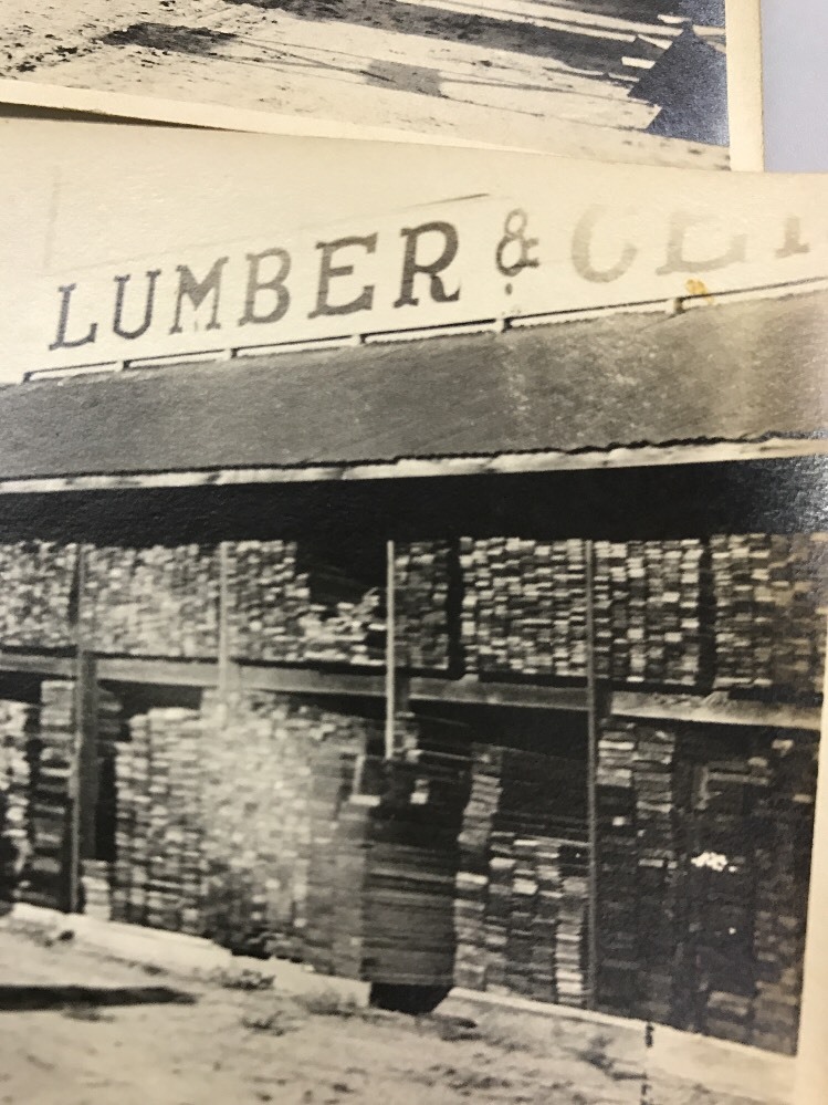 3 Vintage Photographs of Lumber & Cement Co. Business Lumberyard 1920s ...