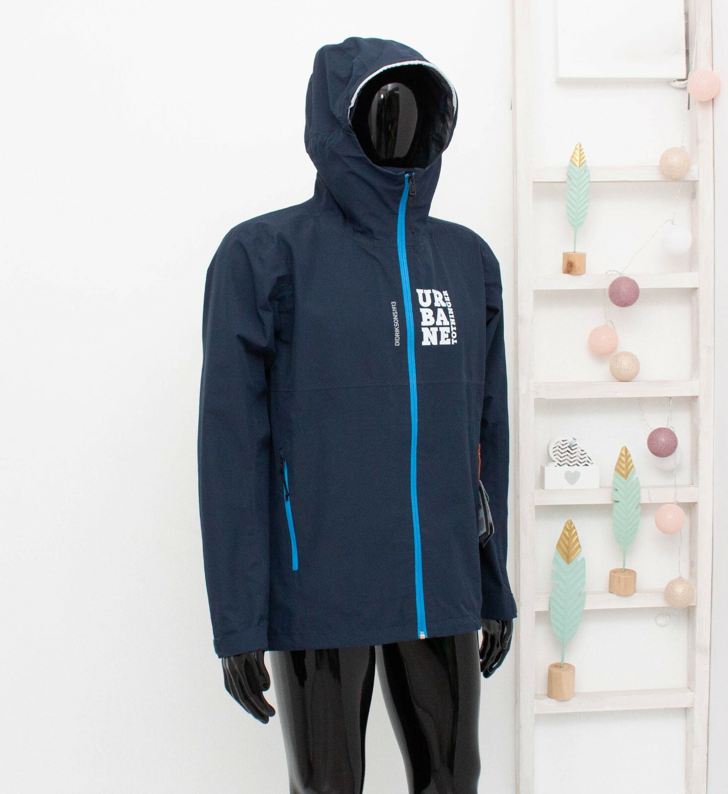 New DIDRIKSONS Tiva Men's Jacket Hooded Storm System 100 % Waterproof S ...