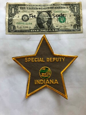 Special Deputy Indiana Police Patch Un-sewn great shape | eBay