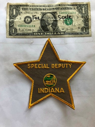 Special Deputy Indiana Police Patch Un-sewn great shape | eBay