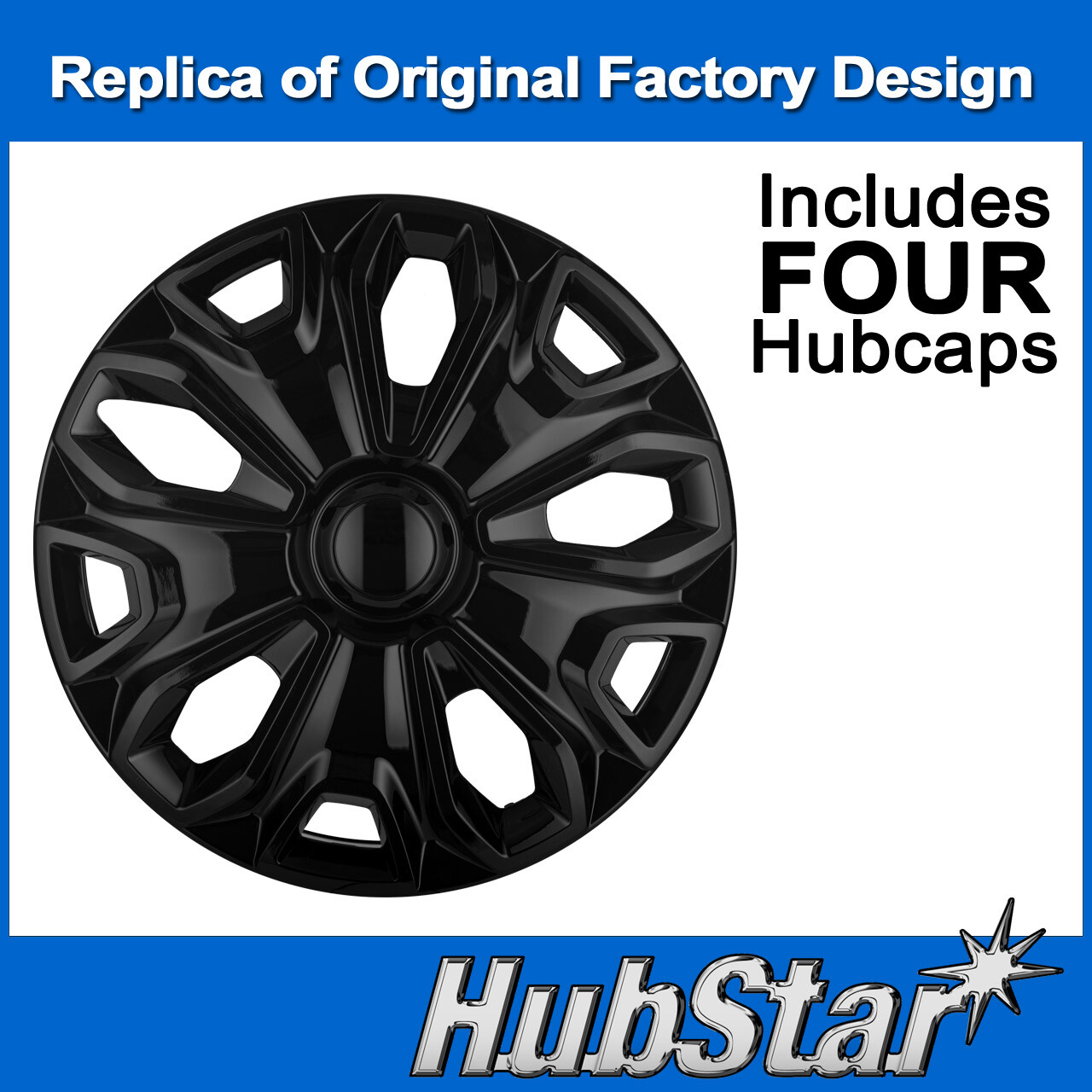 NEW Hubcaps for Ford Transit 150, 250, 350 - 2015-2024 - 16-in, Gloss ...