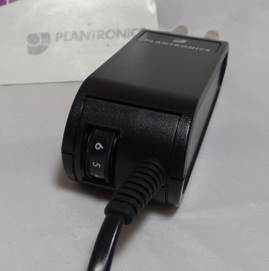 Plantronics P10 PLug 2 Prong Amplifier Adapter for HW Series Headsets ...