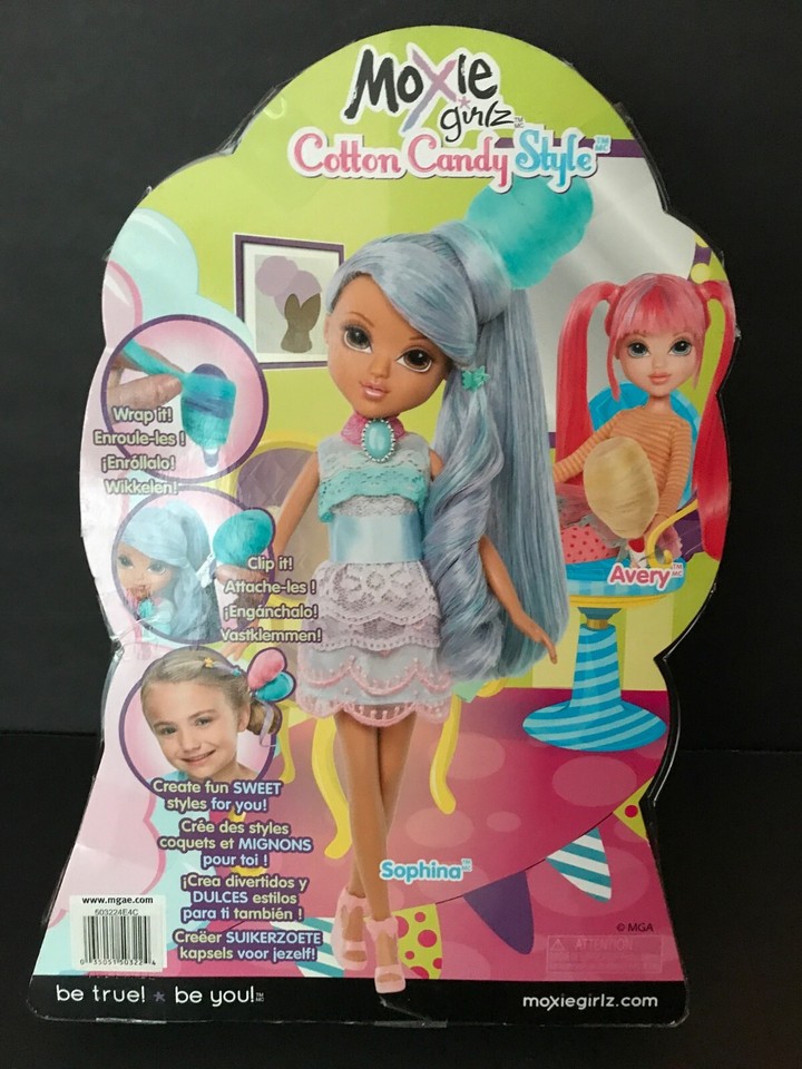 Sophina Moxie Girlz Doll Cotton Candy Style Very Rare | eBay