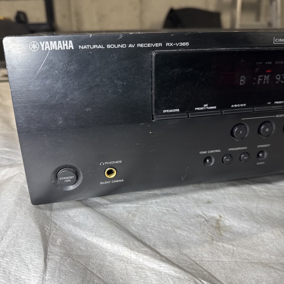 Yamaha RX-V365 5.1 Ch HDMI Surround Sound Receiver Stereo NO REMOTE | eBay