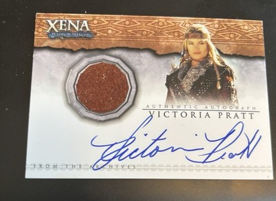 The Quotable Xena Autographed Costume Card AC9 Victoria Pratt as Cyane ...