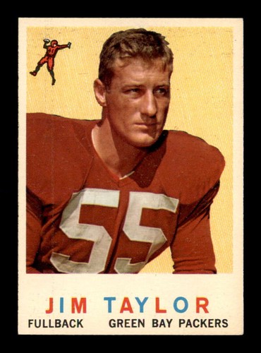 1959 Topps #155 Jim Taylor UER RC NM X3254018 | eBay