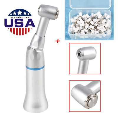 Dental Contra angle slow low speed handpiece Push /100pc Polishing ...
