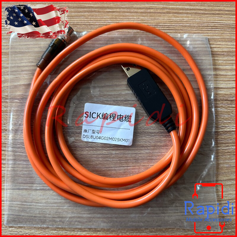 USB Configuration Sensor Cable 4-Pin For SICK DSL-8U04G02M025KM1 ...