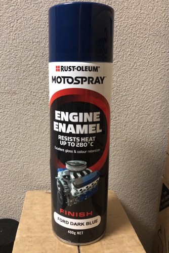 Rust-Oleum Engine Enamel Ford Dark Blue Spray Paint 400g EE2677 RARE ...