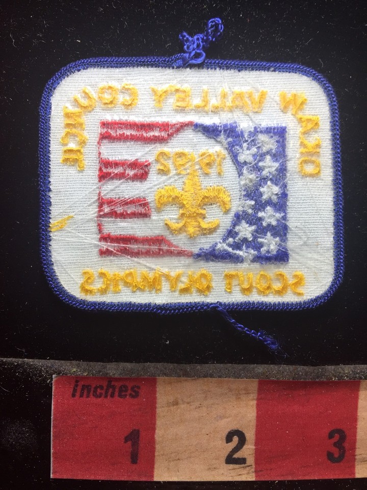 Vtg 1992 Okaw Valley Council Scout Olympics Boy Scout Patch 74YJ | eBay