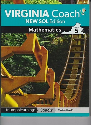 Virginia Coach NEW SOL Edition Mathematics Grade 5 Workbook Triumph ...