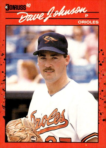 1990 Donruss #702a Dave Johnson - Baltimore Orioles | eBay