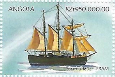 Angola #Mi1384 MNH 1999 Schooner 1892 Fram [1088e YT1324] | eBay