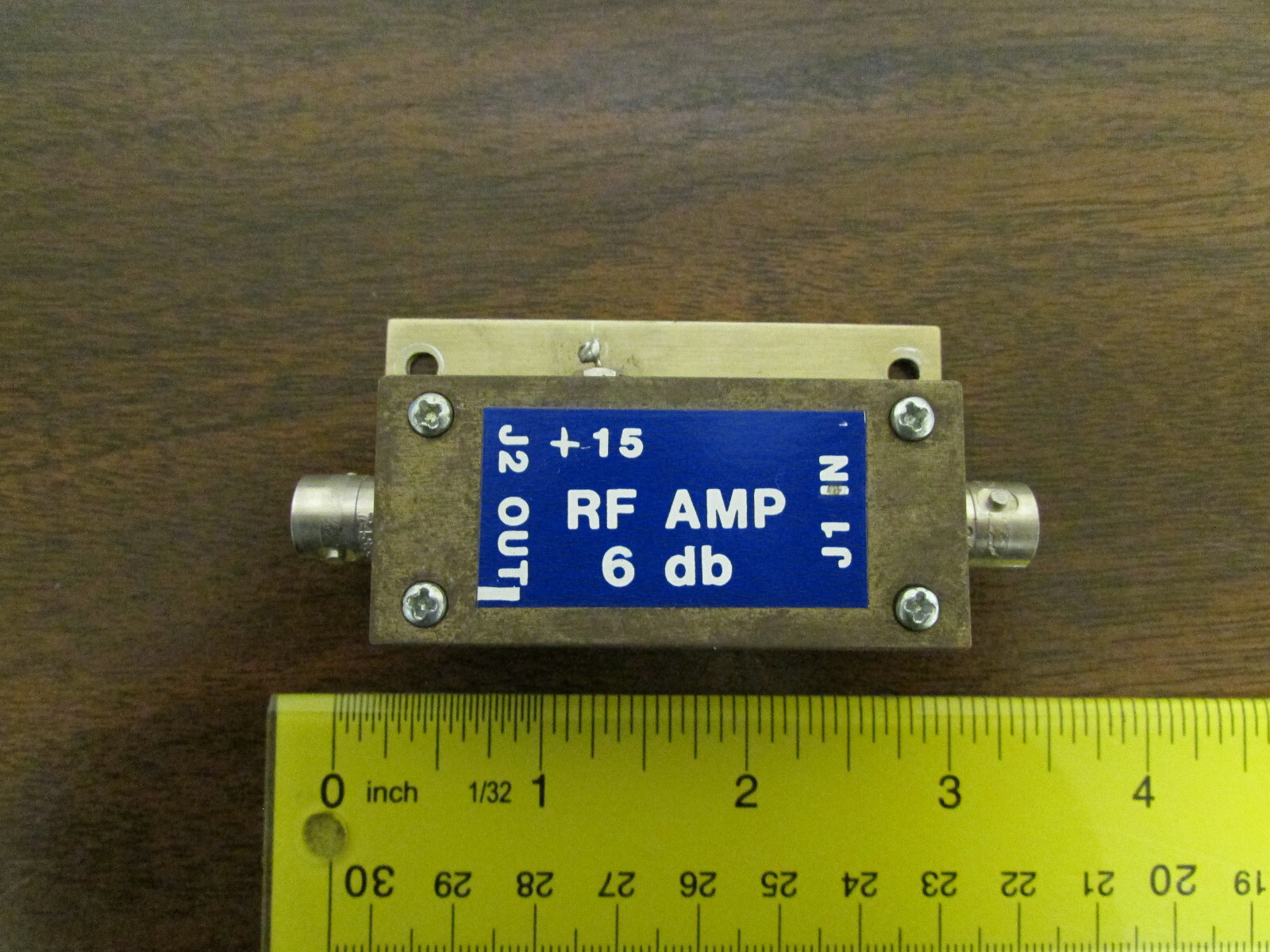 LTX Corporation RF Amp 6dB Amplifier With Q-Bit QBH-101 - RF Microwave ...