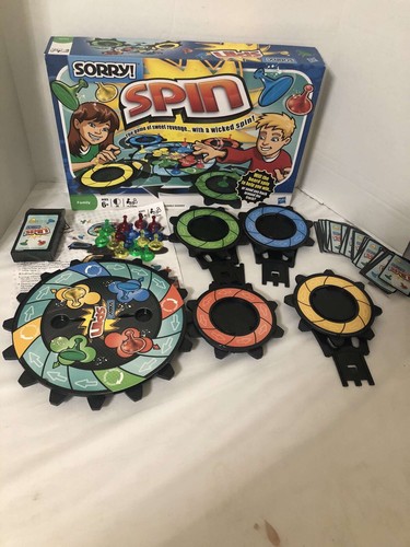 Sorry Spin Board Game - 2009 MB Hasbro - 100% Complete | eBay