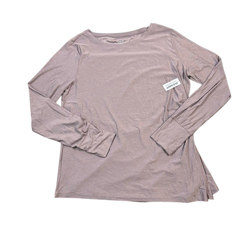 Old Navy Active Womens L Tall Purple Long Sleeve Cloud Motion Side-Tie Tunic NWT | eBay