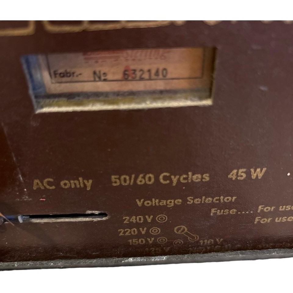 Nordmende Sterling Radio 632140 Brown High Fidelity Vintage Analog ...
