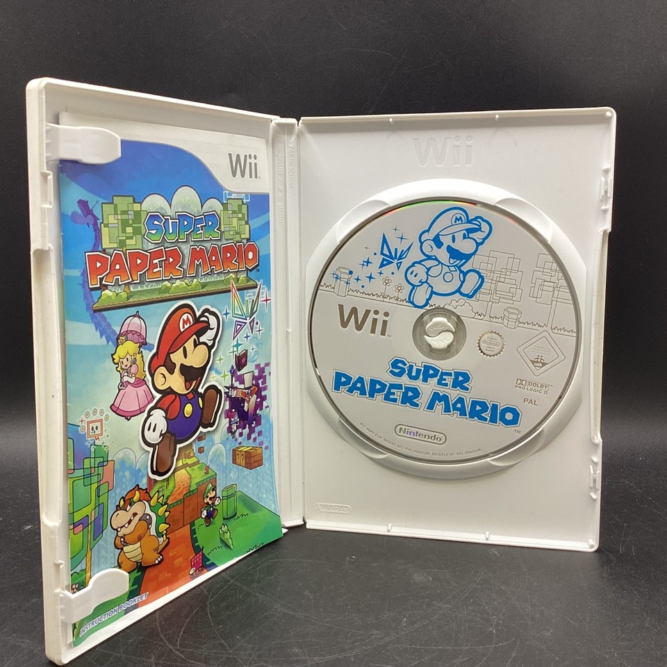 3x Wii Video Game Bundle Incl: Super Smash Bros, Super Paper Mario (13B ...